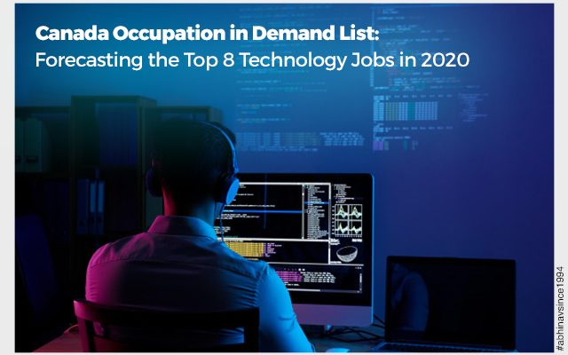 Canada Occupation List: Forecasting the Top 8 Technology Jobs in 2020